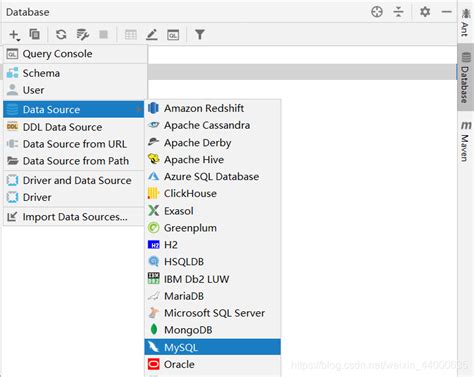 Idea Databaseidea Configdatabase Csdn博客