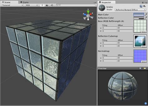 Unity Reflective Bumped Diffuse