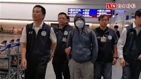 中國男子破壞台中連儂牆 今晚遭移民署押往機場強制出境移民署提供 Youtube