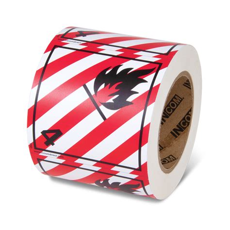 Class 4 1 Tdg Label Flammable Solids Safety Supplies Canada