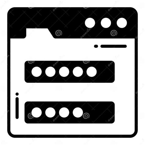 Login Password Protection And Security Vector Icons Set Cyber Computer