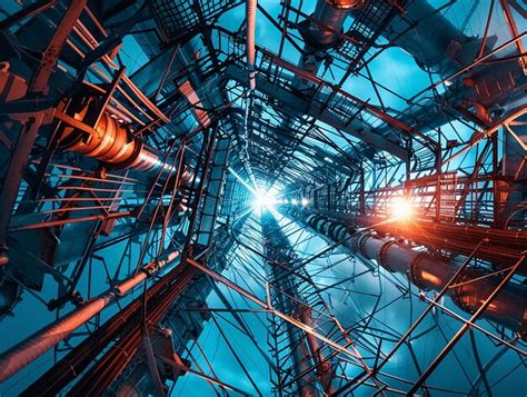 Premium Photo Telecommunication Background Updown View Vector