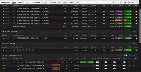 Resolved Disks Errors At The Start Of Unraid Storage Devices And