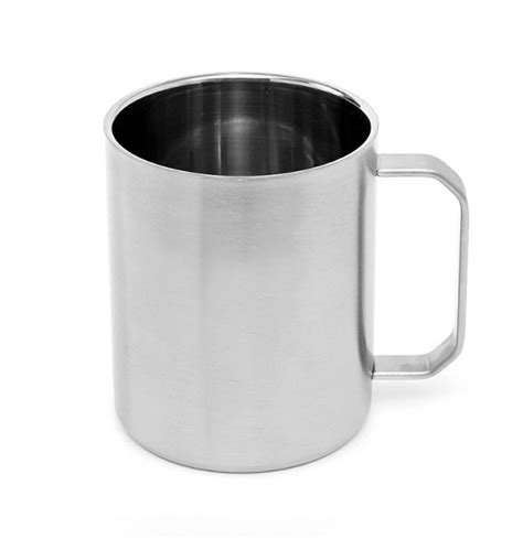 가벼운 머그컵 온열 무광 보냉 보온 스텐 400ml 실버 티몬