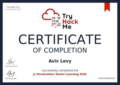Aviv Levy On Linkedin Tryhackme Thm Cybersecurity Metasploit Burpsuite