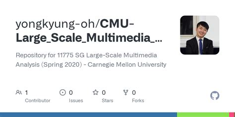 Github Yongkyung Ohcmu Largescalemultimediaanalysis Repository For 11775 Sg Large Scale