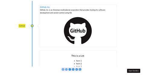 react chrono vertical custom 2 codesandbox