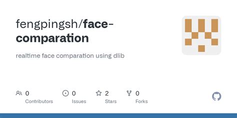 Github Fengpingsh Face Comparation Realtime Face Comparation Using Dlib