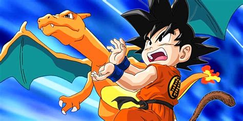 Goku Chooses Charizard In New Dragon Ball X Pokemon Crossover Fanart