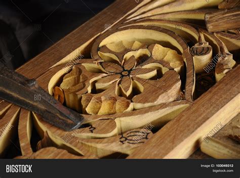 Malaysian Traditional Wood Carving Image And Photo Bigstock