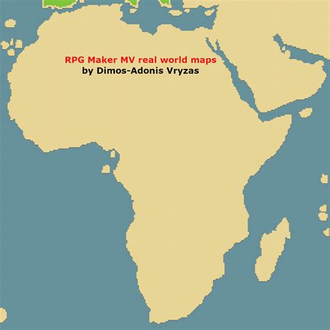 RPG Maker Real World Maps World Map Added RPG Maker MV Real World Maps By DimosAdonis