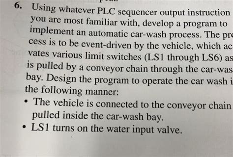 6 Using Whatever PLC Sequencer Output Instruction Chegg Com