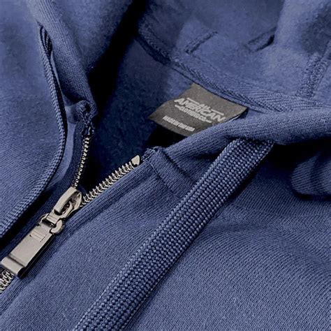 Mens Premium Full Zip Hoodie Soft And Durable All American Clothing Co