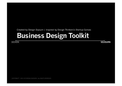 Business Design Toolkit Design Sojourn