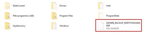 What Is WINRE BACKUP PARTITION MARKER File Windows Bulletin
