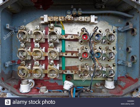 Old Electrical Fuse Box High Resolution Stock Photography And Images Alamy