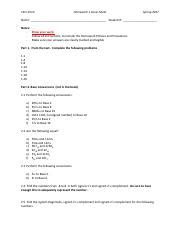 CSCI Spring HW Pdf CSCI Homework Cover Sheet Spring Name Babe