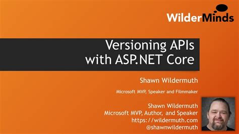 Versioning Your Api In Aspnet Core Youtube