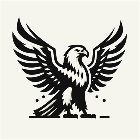 Premium Vector Printvector Illustration Of A Gallant Eagle