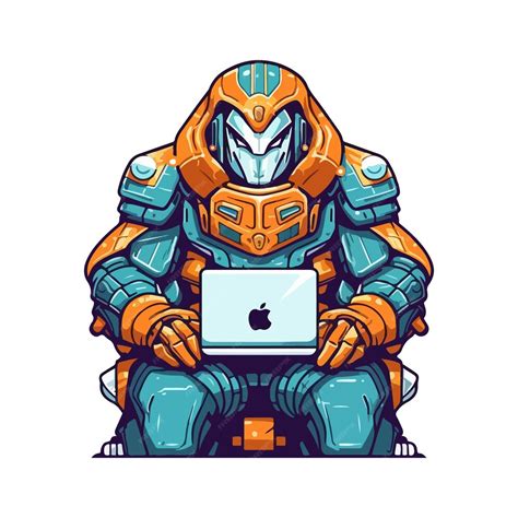 code commander mascot logo premium ai generated vector