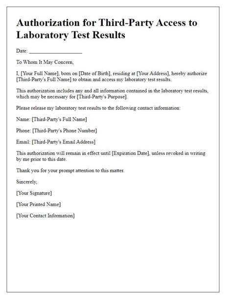 Letter Template For Request Laboratory Test Results Free Samples In PDF Letterin