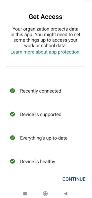 azure mobile app を実行するデバイス上で microsoft intune mam を使用する azure portal microsoft learn