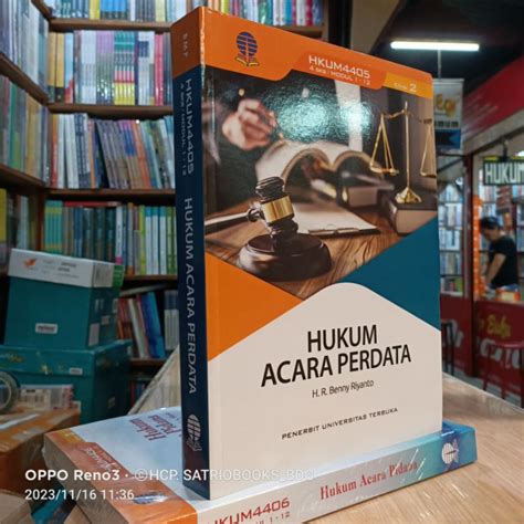 Jual Hukum Acara Perdata Edisi 2 H R Benny Riyanto Penerbit Universitas Terbuka Ut 2023