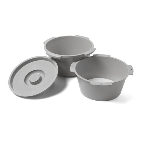 Medline Commode Buckets Mds80306bh Wlid And Handle G222 0903 Wlid