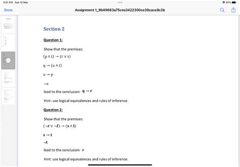 Solved Pt Rs Q Ut Ups Lead To The Conclusion Qr Chegg Com