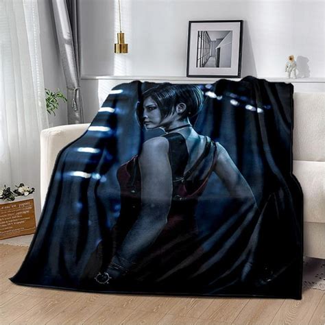 Black And Red Resident Evil Blanket Perfect For Console Gaming On Cold Nights Wish