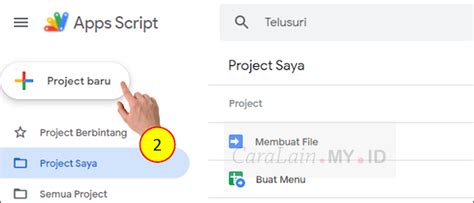 Membuat Spreadsheet Menggunakan Aplikasi Apps Script Cara Lain