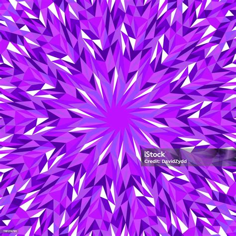 Hypnotic Dynamic Abstract Circular Tile Mosaic Background Design Stock Illustration Download