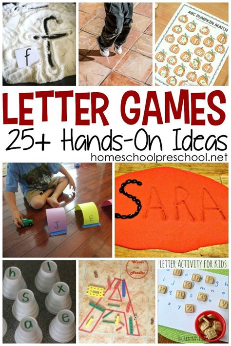 Engaging Hands On Letter Games For Preschoolers Fun Letter Games