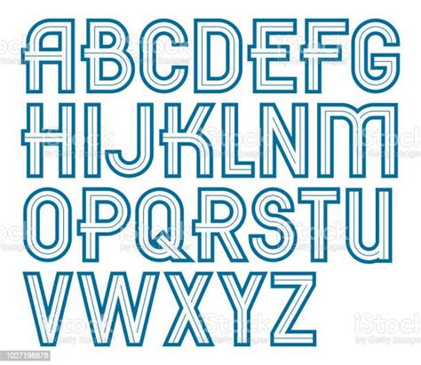 대담한 대문자 알파벳 문자 컬렉션 흰색 선으로 만든 벡터 신문 광고로 포스터 디자인에서 사용 될 수 있다 기념일에 대한 스톡 벡터 아트 및 기타 이미지 Istock