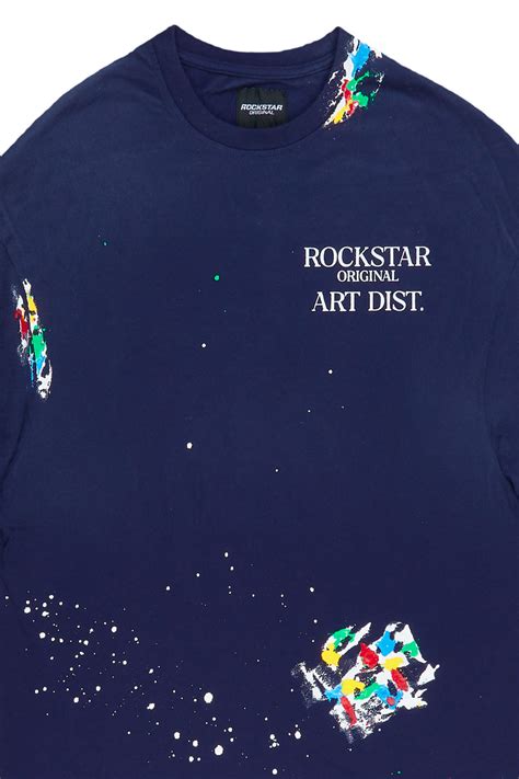 Rockstar Art Gallery Hoodie Sweatpants And Jeans Rso Paint Splatter