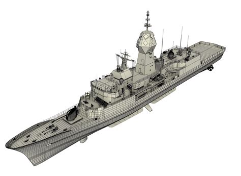 Anzac Meko Class Frigate Hmas Arunta Ffh 151 3d Model Cgtrader