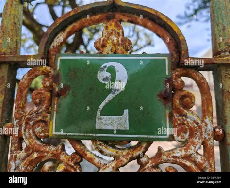 Symbol Of The Number Two Or Second An Arabic Numeral Symbol Of The