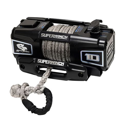 Superwinch 1155401 Scorpion 10000lb 12v Dc Winch With Synthetic Rope In
