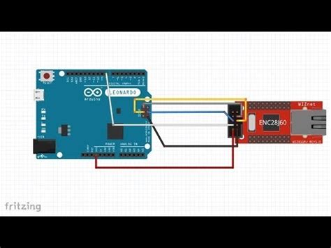 Jak do Arduino Leonardo podłączyć moduł Ethernet ENC J YouTube