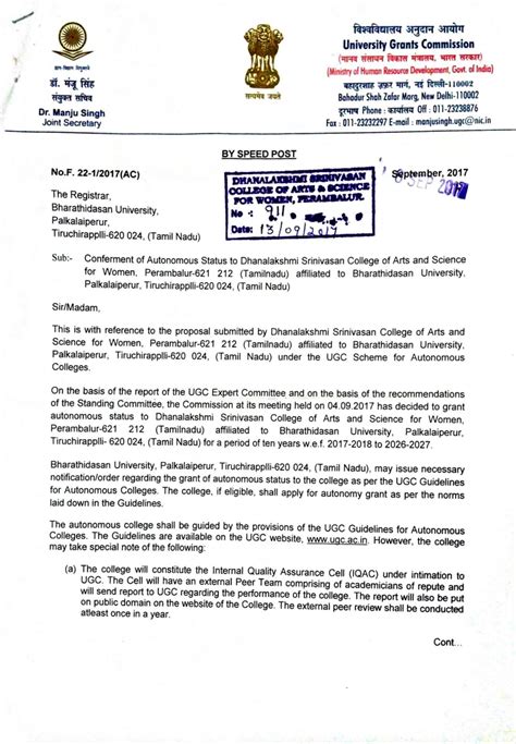 Dhanalakshmi Srinivasan College Of Arts And Science For Women