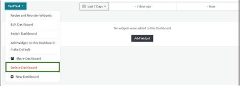 delete dashboard ingets labs documentation