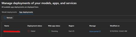 Azure Openai Webapp Deploy Failed Microsoft Qanda