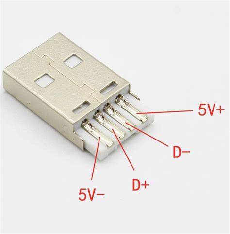 Conector Usb Macho 2 0 Tipo A Para Soldar Con Cubierta Tettsa Tienda