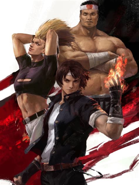 Kusanagi Kyou Nikaidou Benimaru And Daimon Gorou The King Of