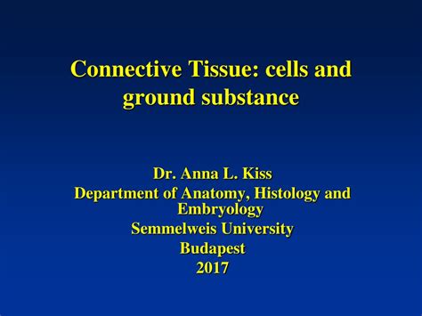 Ppt Understand Connective Tissue Cells And Ground Substance Powerpoint Presentation Id 9596627
