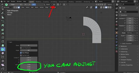 How Do You Make The Spin Tool Operate In A Different Plane Modeling Blender Artists Community