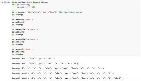 Dequecollections In Python Deque Is A Double Ended Abstract Data