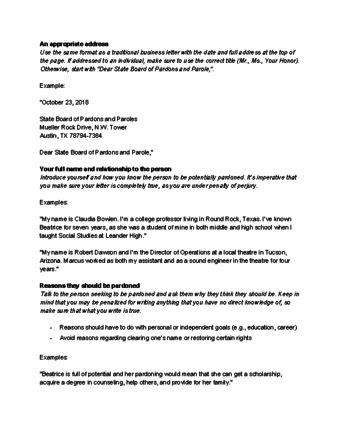 How To Write A Pardon Letter Steps With Pictures WikiHow
