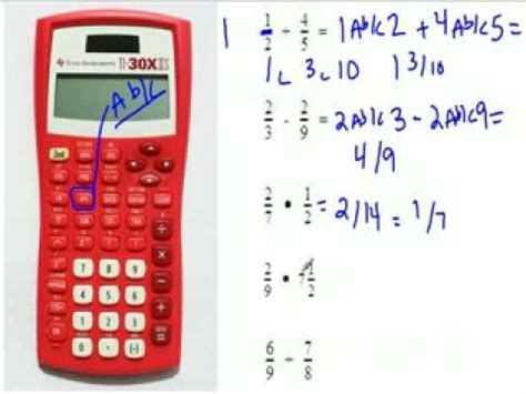 Fractions Using A Calculator Worksheets Library