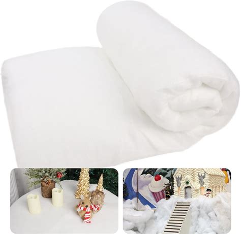 Winemana Christmas Snow Decorations 8x27 Ft Fake Snow